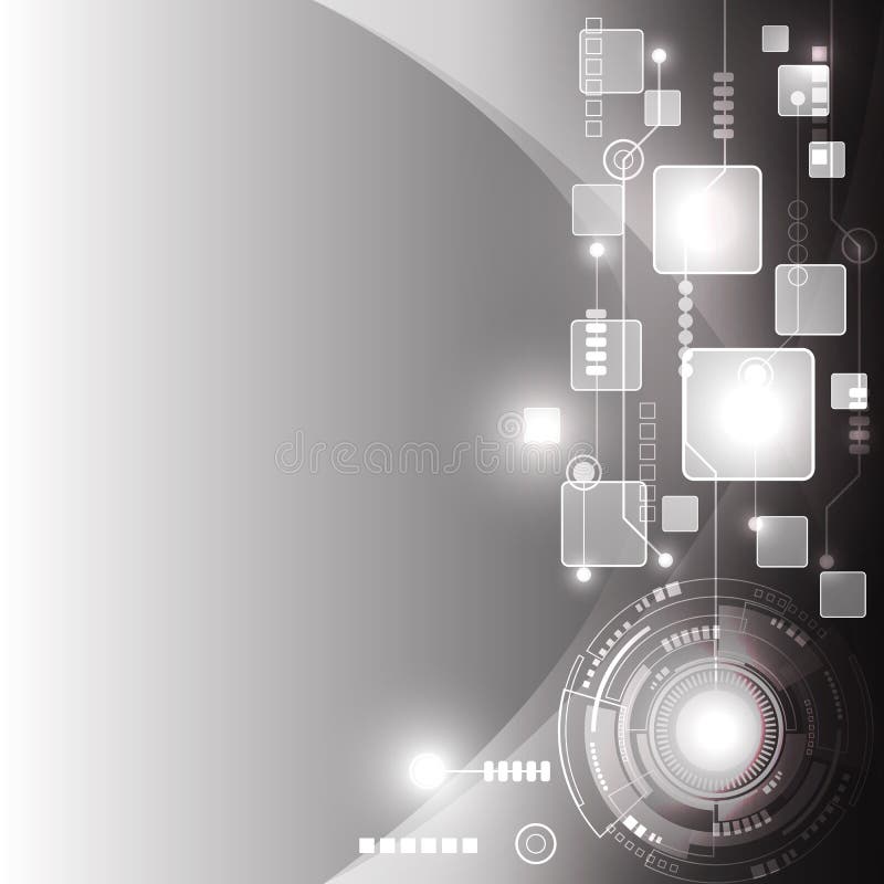 Abstract Technology Background Design Vector Stock Vector ...
