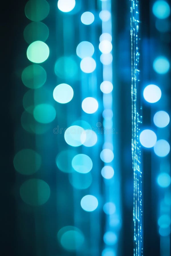 Abstract Technology Background, Digital Circuit Pattern in Blue and ...