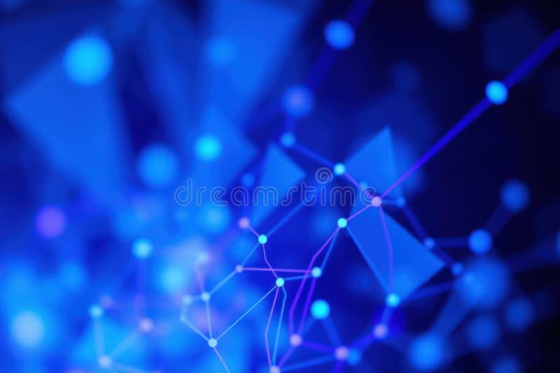 Abstract Technology Background Featuring Clean, Simple Geometric ...