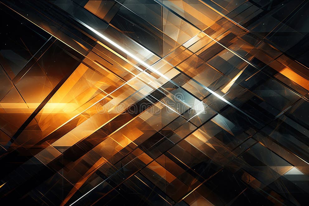 Abstract Technology Background, Abstract Geometric Pattern Composed of ...