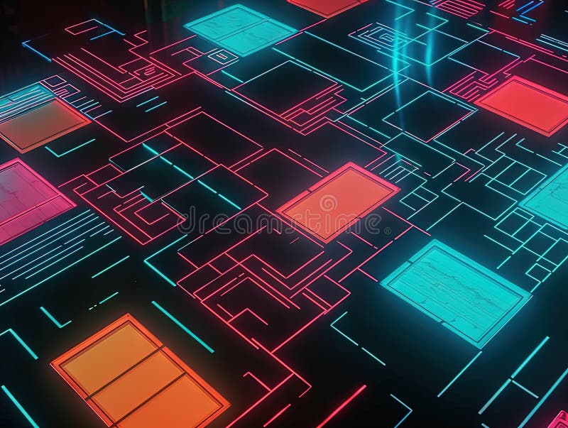 Abstract Technology Background for Geometrical Graphic Concept Design ...