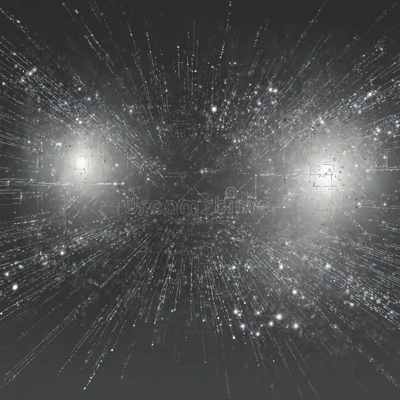 Abstract Technology Background of Gray and White Color Stock ...