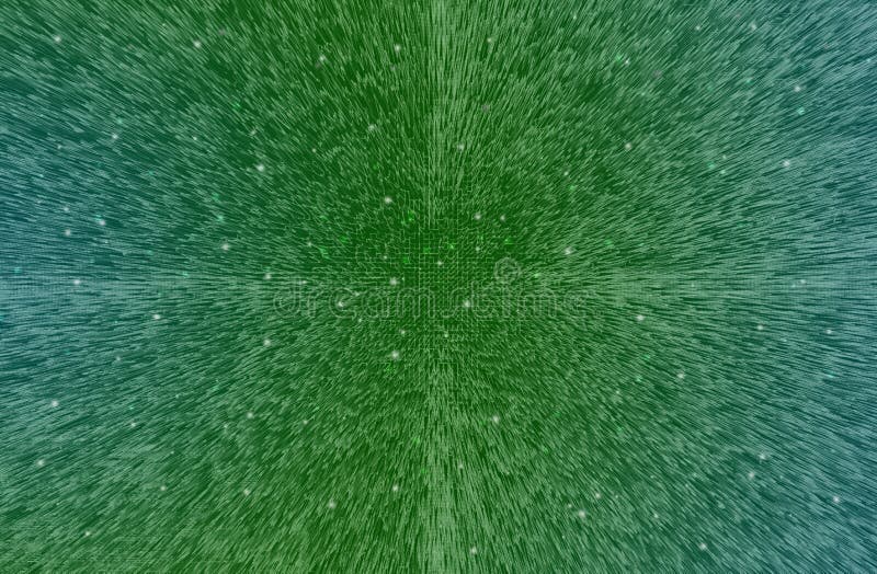 Technology Background with Green Squares, Cubes and Lights Stock ...