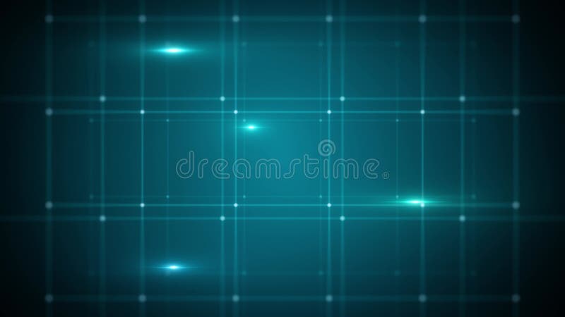 Abstract Technology Background with Grid Data Zooming in Loop Stock Footage - Video of abstract ...