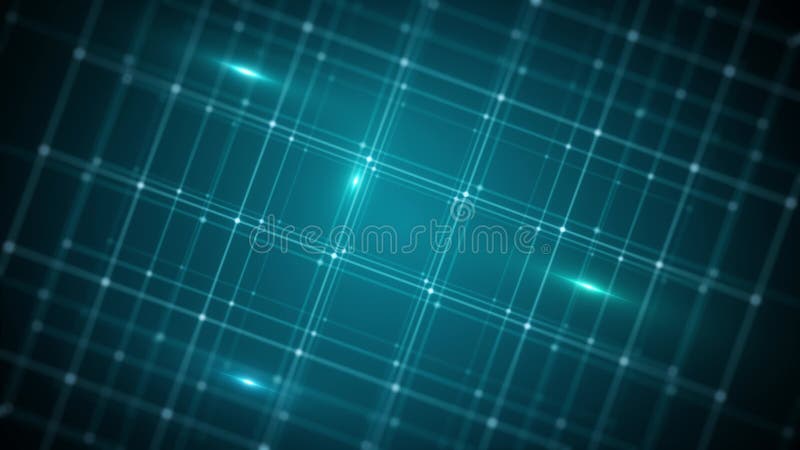 Abstract Technology Background with Grid Data Zooming in Loop Stock Footage - Video of ...