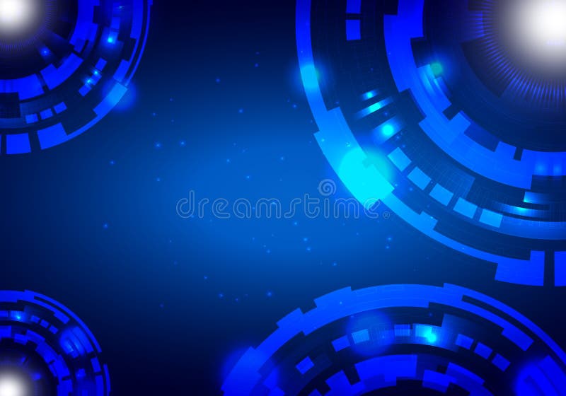 Abstract Technology Futuristic Network. Computer Geometric Digital ...