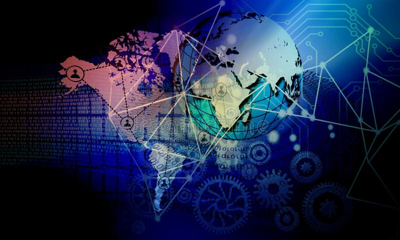 Abstract Technology Background Hi-tech Communication Concept Innovation ...