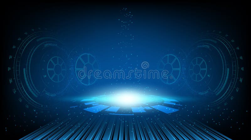 Abstract Technology Background Hi-tech Communication Concept ...