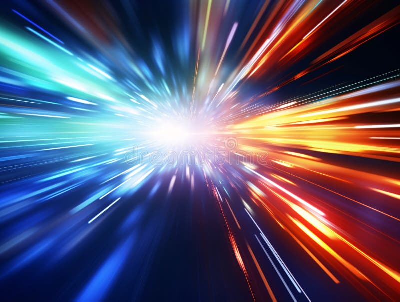 Abstract Technology Background of High Speed Global Data Transfer ...