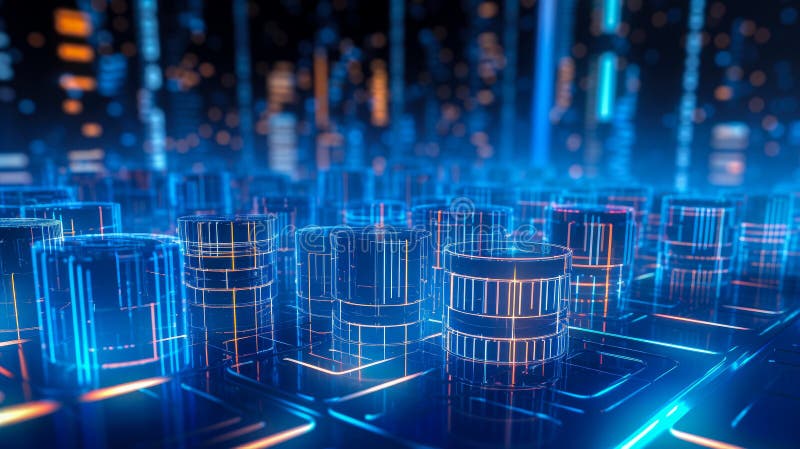 Abstract Technology Background. High Tech Concept Stock Photo - Image ...