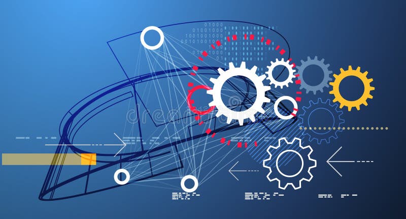 Abstract Technology Background - Illustration Stock Vector ...