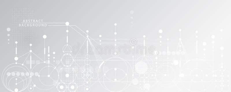 Gray White Background Image, Technology Background Design and ...