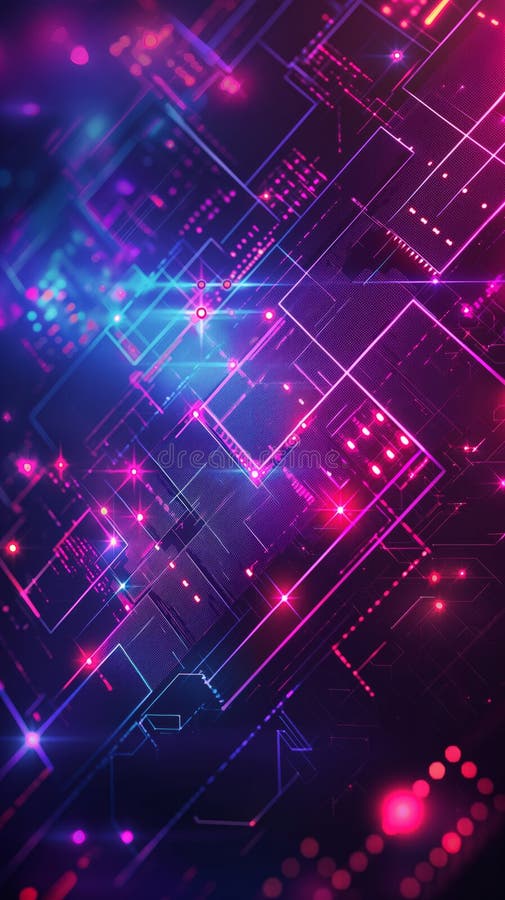 Abstract Technology Background Stock Image - Image of highlight ...