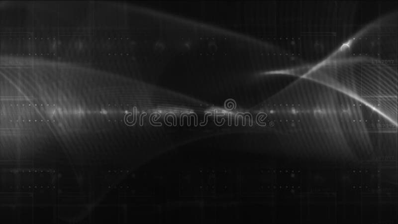 Abstract Technology Background LOOP Colorless Stock Video - Video of ...
