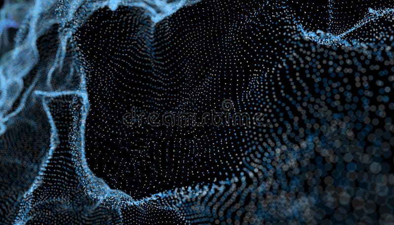 Abstract Technology Background Made of Mesh Stock Illustration ...