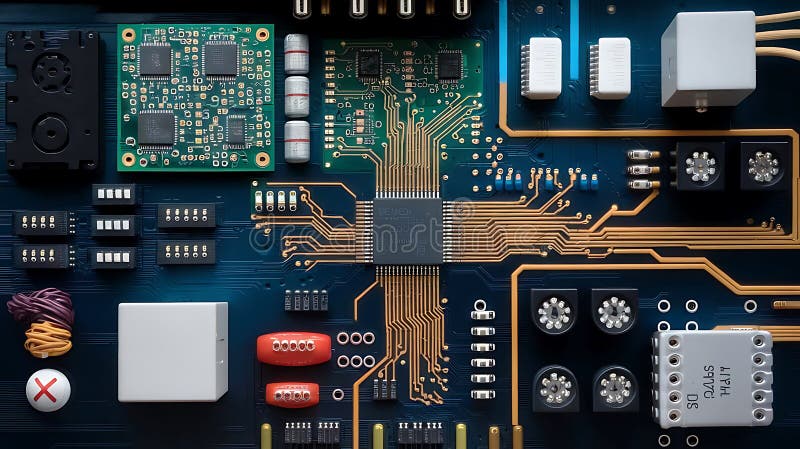 Technology Background Modern Electric Design Stock Illustration ...