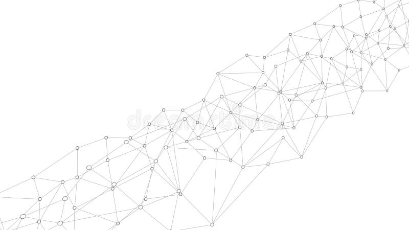 Abstract Technology Background. Plexus Mesh Backdrop. Vector Stock ...