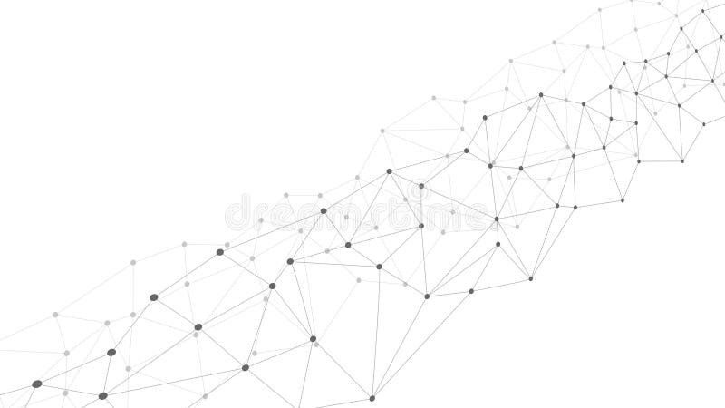 Abstract Technology Background Plexus Mesh Backdrop Vector Stock