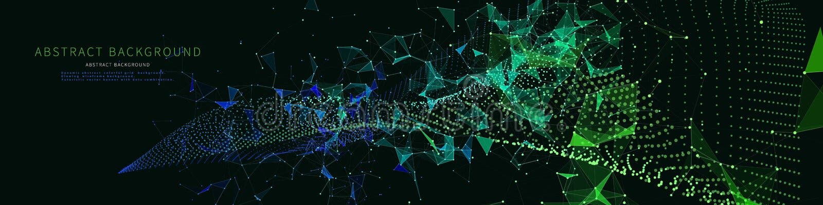 Quantum Computing Abstract Tech Background Concept with Qubit. Learning Artificial Intelligence ...