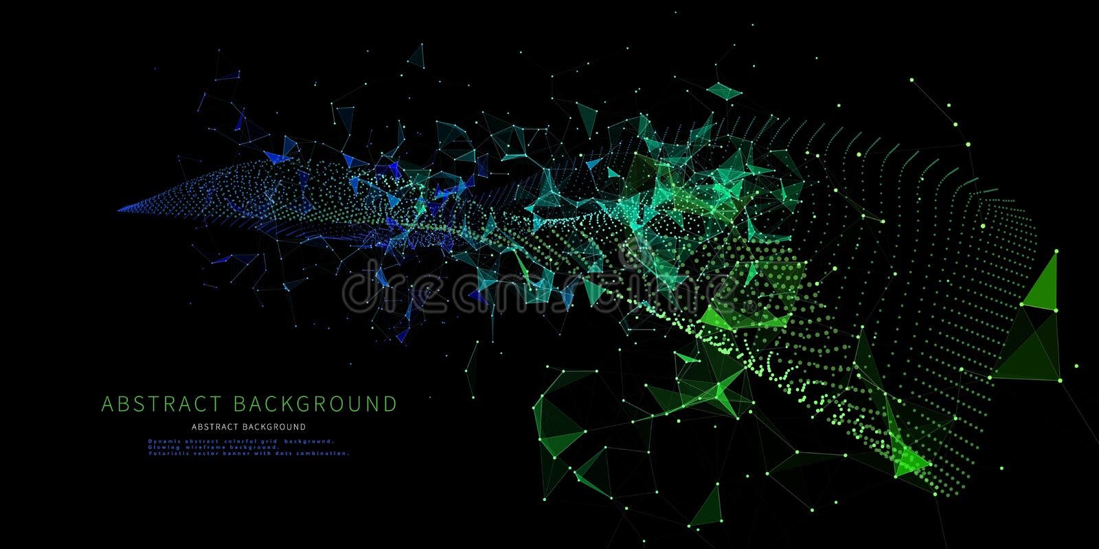 Quantum Computing Abstract Tech Background Concept with Qubit. Learning Artificial Intelligence ...