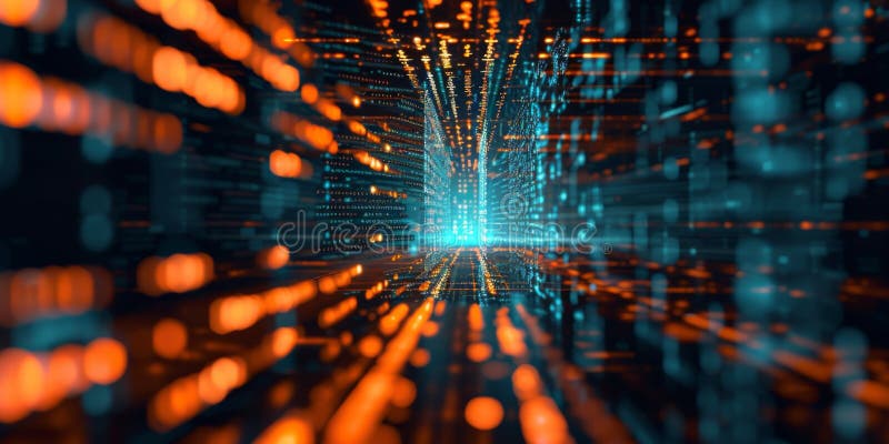 Abstract Technology Background with Programming Code for Software ...