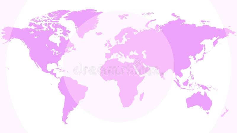 World Map News Background with Lighting Lines Pattern Loop Animation ...
