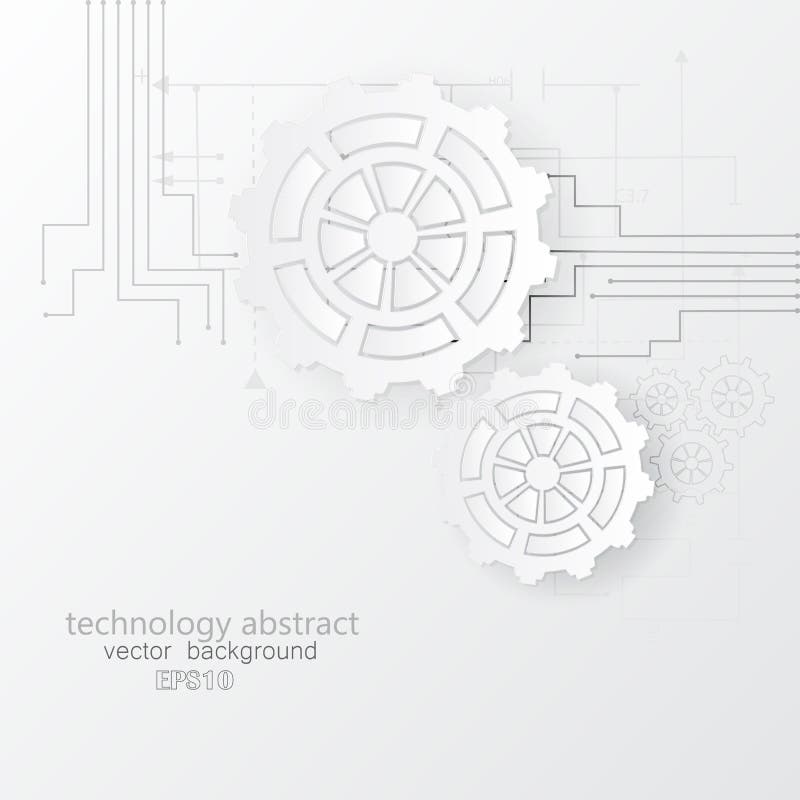 Abstract Technology Background in Bright Colors Stock Photo - Image of ...