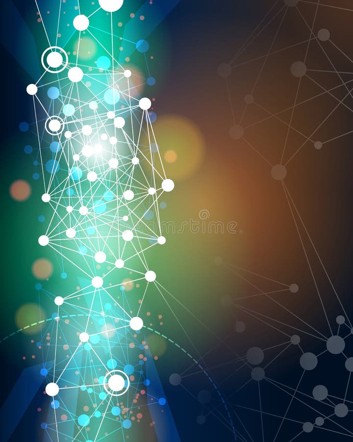 Abstract Path Technology Background Stock Vector - Illustration of ...