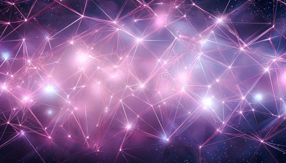 Abstract Technology Background Texture with Connecting Dots and Lines ...