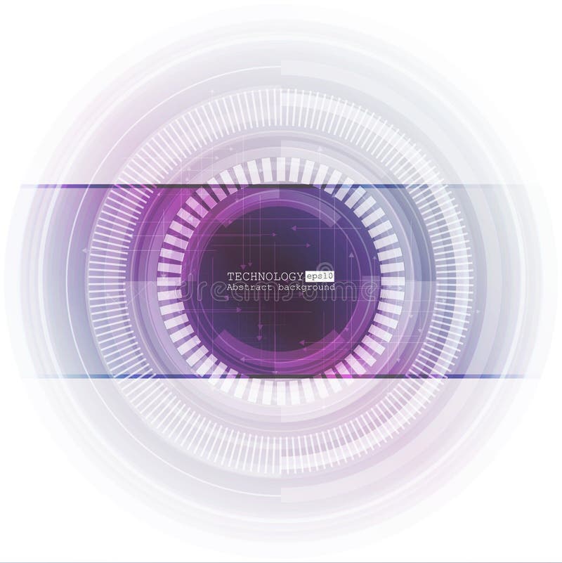 Abstract Technology Background with Various Technological Elements ...