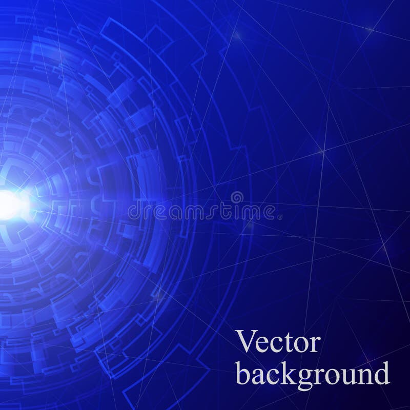 Abstract Technology Background. Stock Vector - Illustration of ...