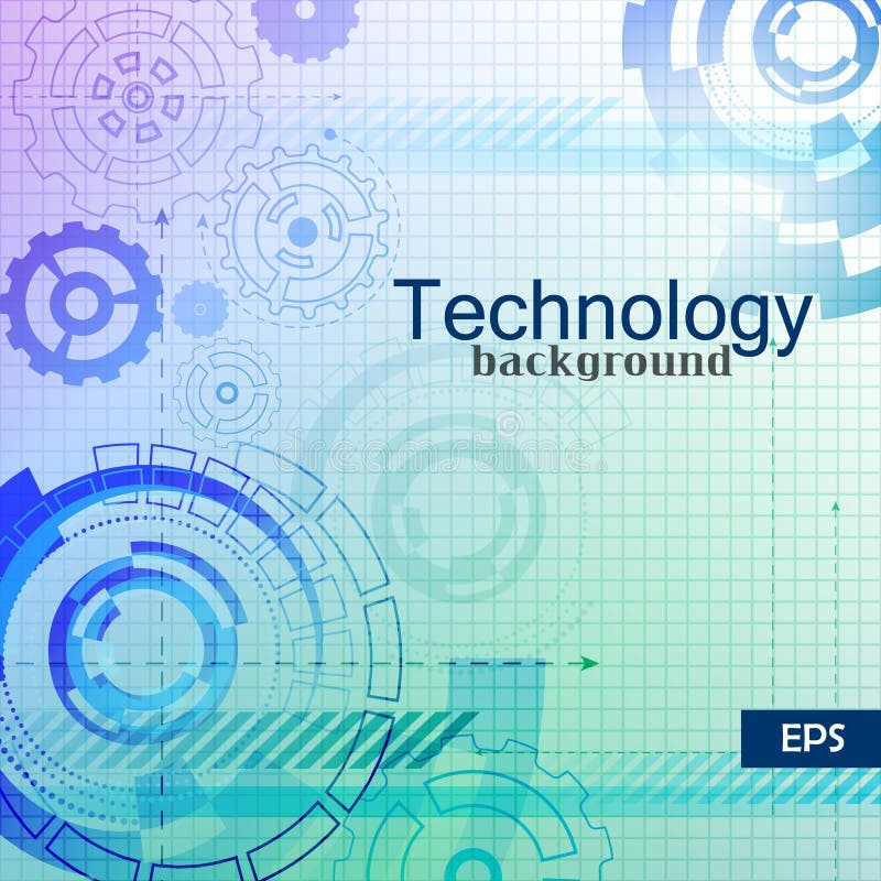 Abstract Technology Background Stock Vector - Illustration of element ...