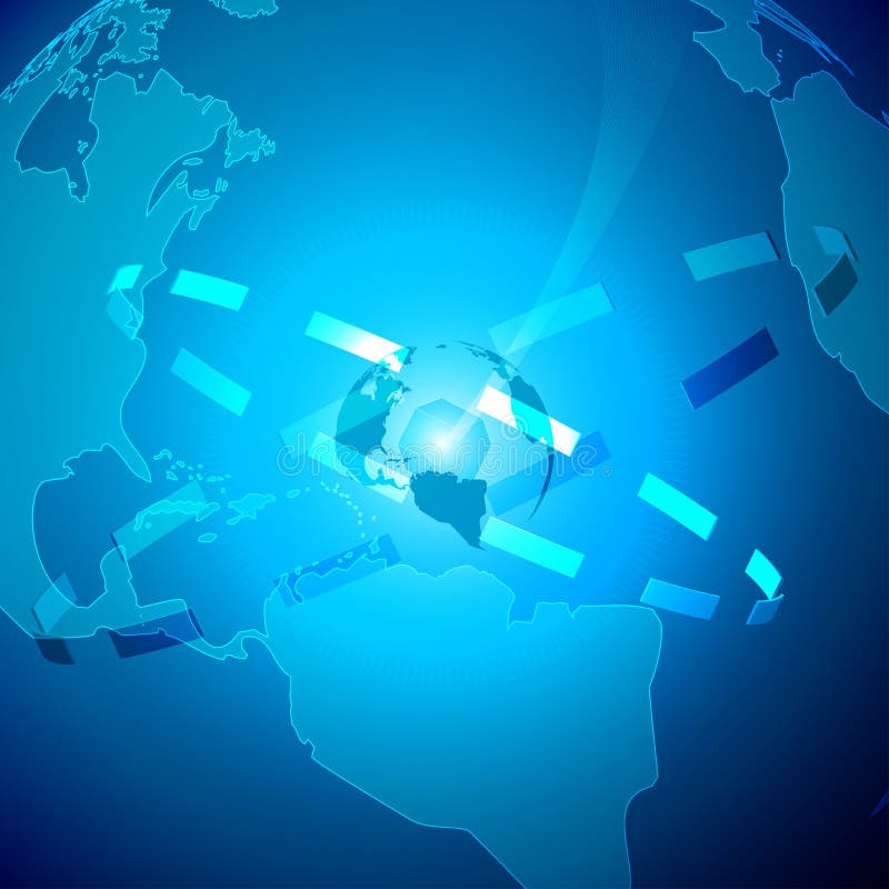 Network Vector Concept stock vector. Illustration of international ...