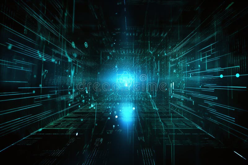 Cybersecurity and Data Protection Abstract Technology Backgrounds - Ai ...