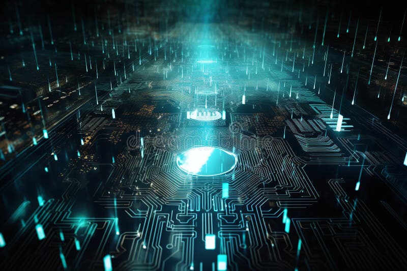 Cybersecurity and Data Protection Abstract Technology Backgrounds - Ai ...