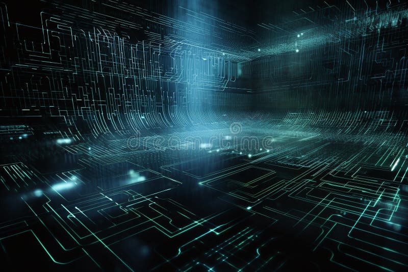 Cybersecurity and Data Protection Abstract Technology Backgrounds - Ai ...