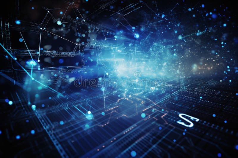 Cybersecurity and Data Protection Abstract Technology Backgrounds - Ai ...