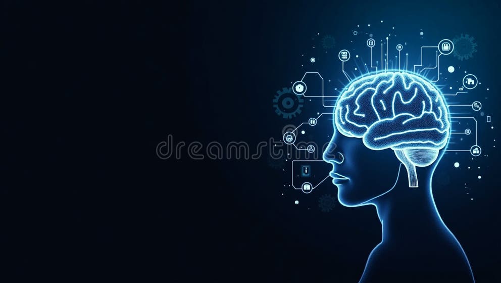 Abstract Technology Banners Featuring Hi Tech Artificial Intelligence ...