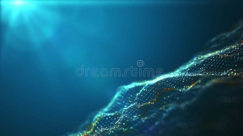 Abstract Technology Big Data Background Concept Stock Footage - Video ...