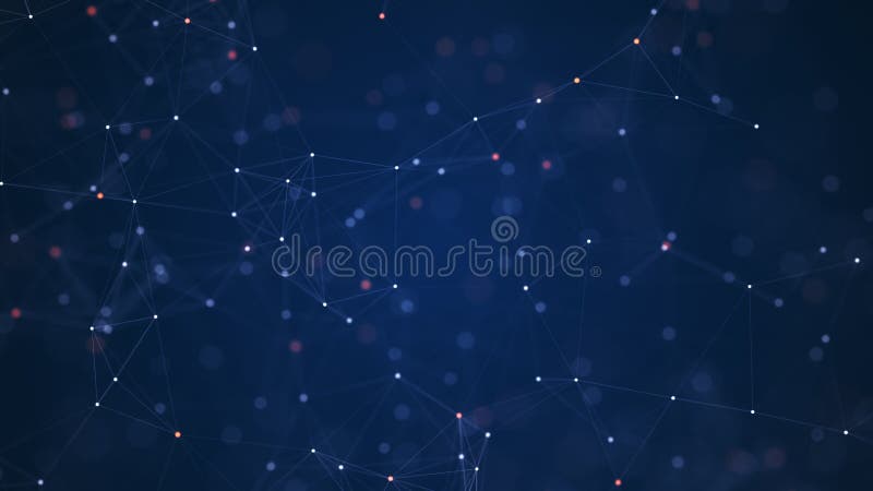 Abstract Technology Big Data Background Concept Stock Video - Video of ...