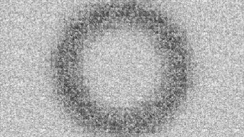 Abstract Technology Or Big Data Background With Widening Grey Rings ...