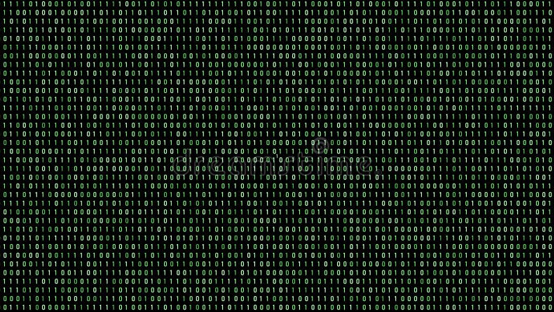 Abstract Technology Binary Code Background Computer Code Digital Flow Big Data And