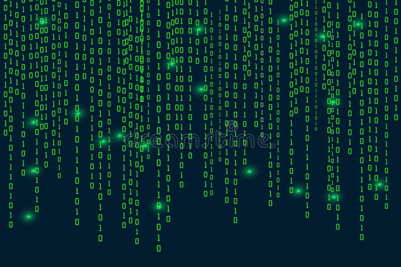 Abstract Technology Binary Code Backgrounddigital Binary Data And Secure Data Concept With