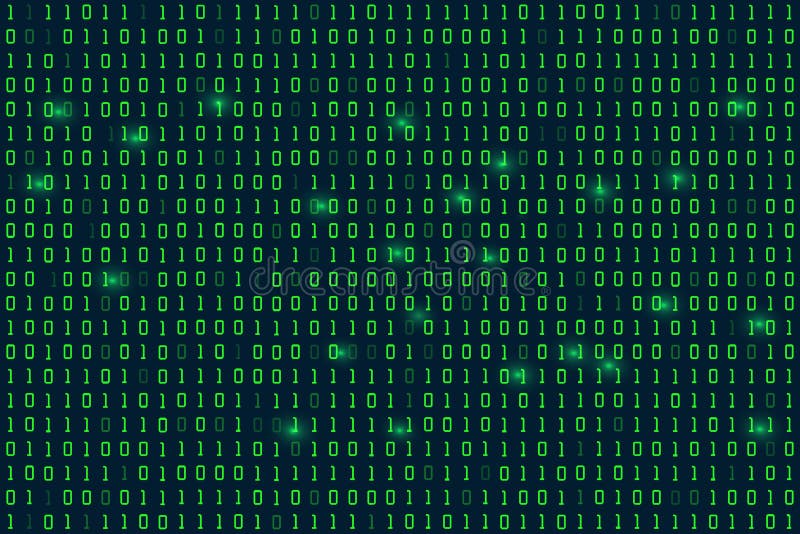 Abstract Technology Binary Code Backgrounddigital Binary Data And Secure Data Concept With