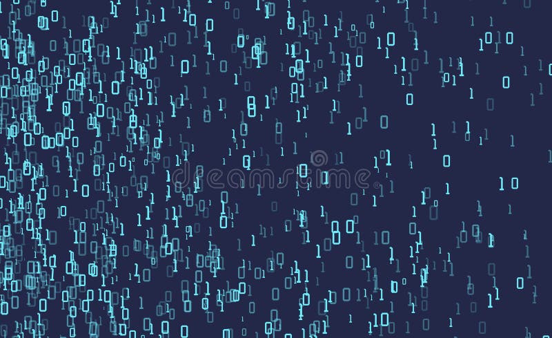 Abstract Technology Binary Code Background.Digital Binary Data and Secure Data Concept with ...