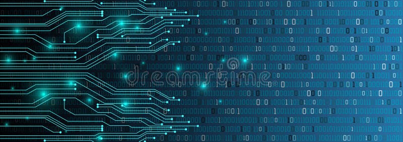 Abstract Technology Binary Code Background.Digital Binary Data and Secure Data Concept with ...