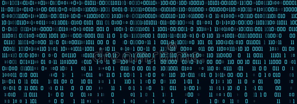Abstract Technology Binary Code Background.Digital Binary Data and Secure Data Concept with ...