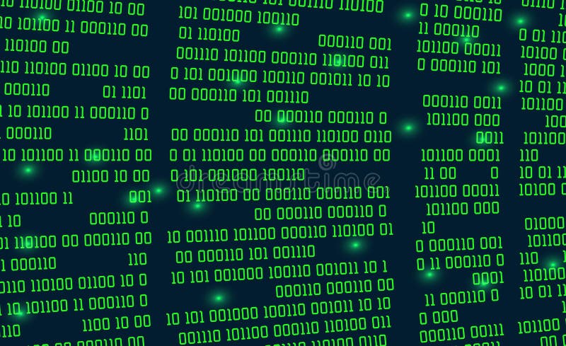 Abstract Technology Binary Code Backgrounddigital Binary Data And Secure Data Concept With
