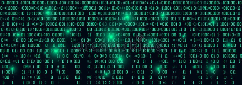 Abstract Technology Binary Code Background.Digital Binary Data and Secure Data Concept with ...