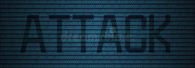 Abstract Technology Binary Code Backgrounddigital Binary Data And